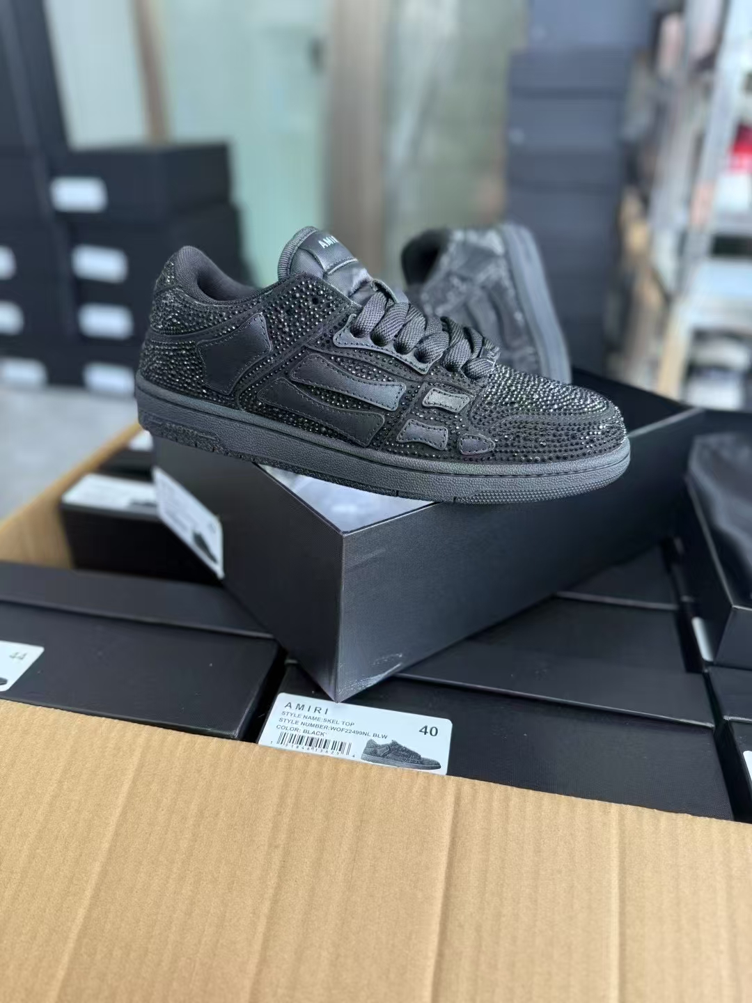 PK God Batch AMIRI MMY Bones x Maison MIHARA YASUHIRO Black Diamond Reps - Pk Stockx