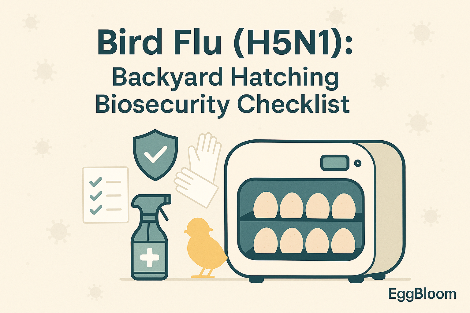 Bird Flu (H5N1): Backyard Hatching Biosecurity Checklist