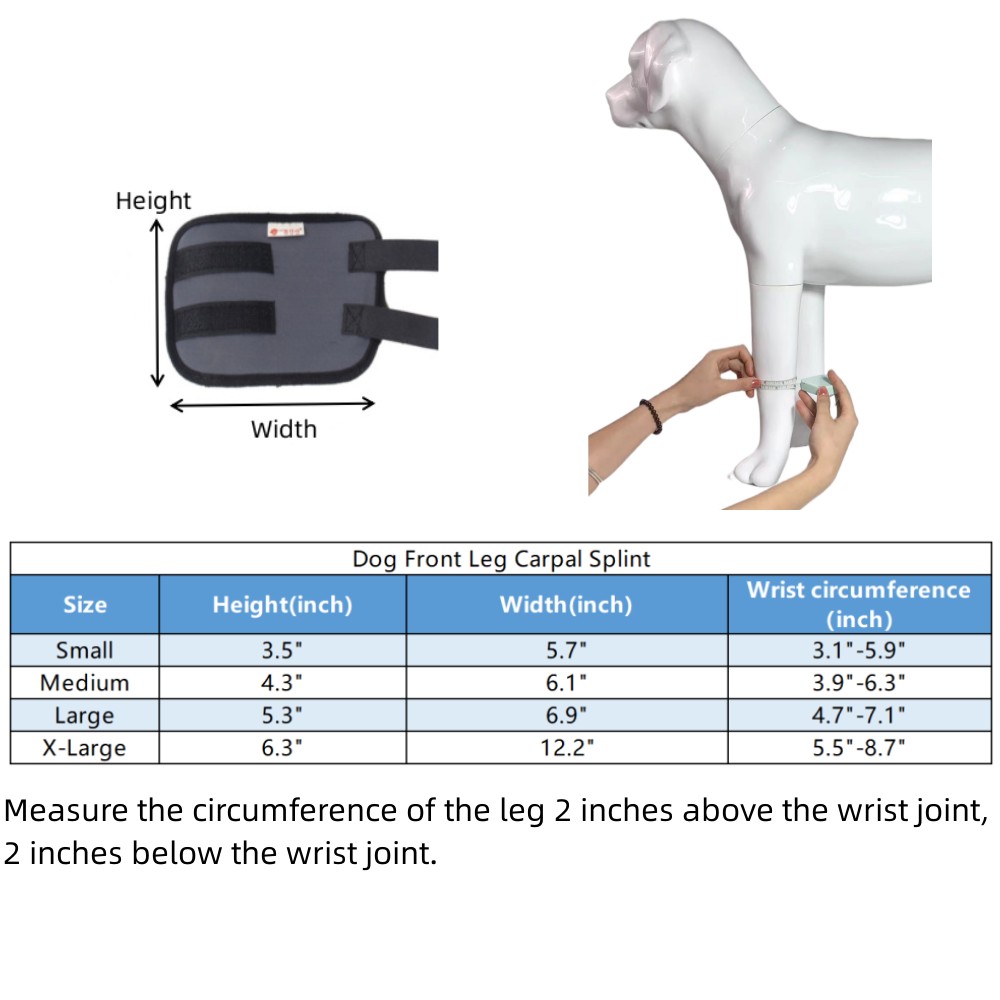 Best Dog Front Leg Carpal Splint For Sale | LOVEPLUSPET