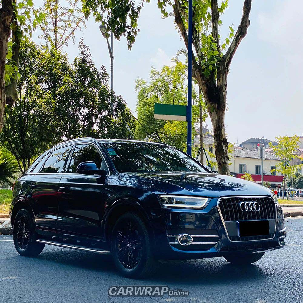 Quality Gloss Metallic Navy Blue Car Vinyl Wrap For Sale ...