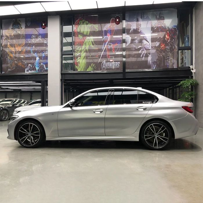Quality Gloss Metallic Metal Silver Car Wrap For Sale | Carwraponline.com