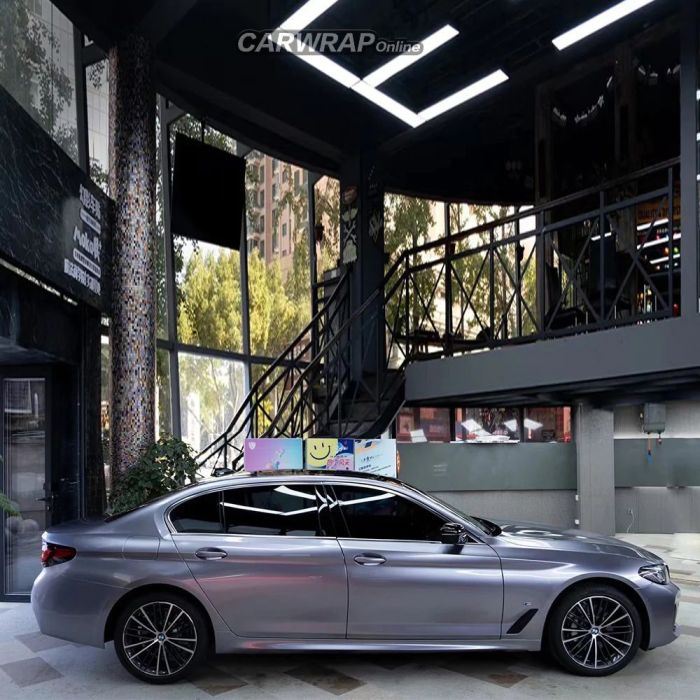 Quality Aluko Gloss Metallic Titanium Gray Vinyl Wrap Car Wrap For Sale ...