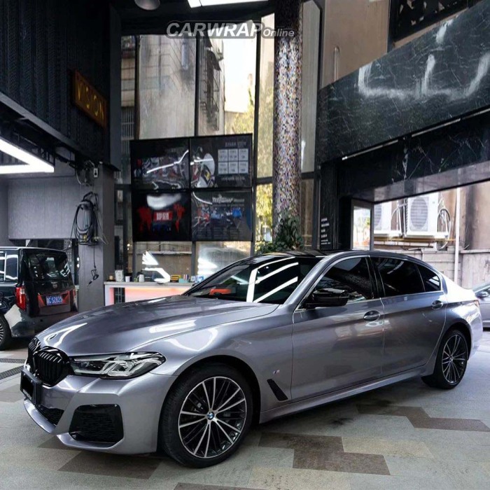 Quality Aluko Gloss Metallic Titanium Gray Vinyl Wrap Car Wrap For Sale ...