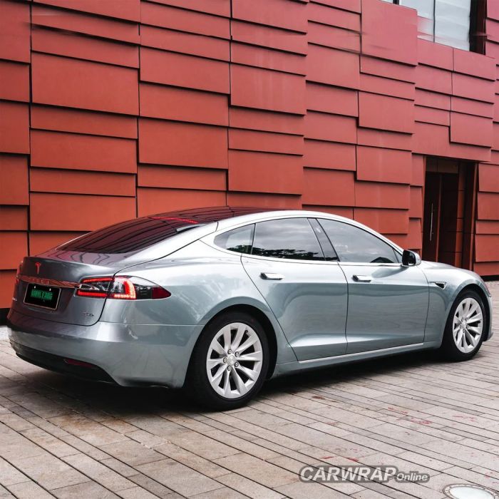 Quality Gloss Metallic Light Steel Blue Car Wrap For Sale ...