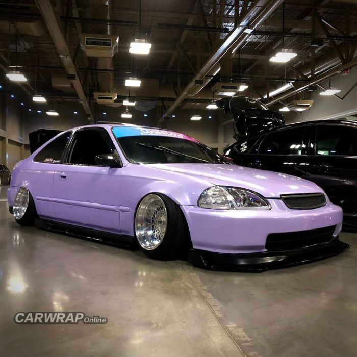 Aluko Super Gloss Periwinkle Car Wrap