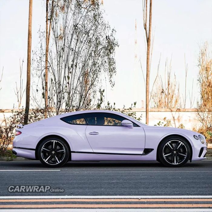 Aluko Super Gloss Periwinkle Purple Vinyl Wrap Car Wrap