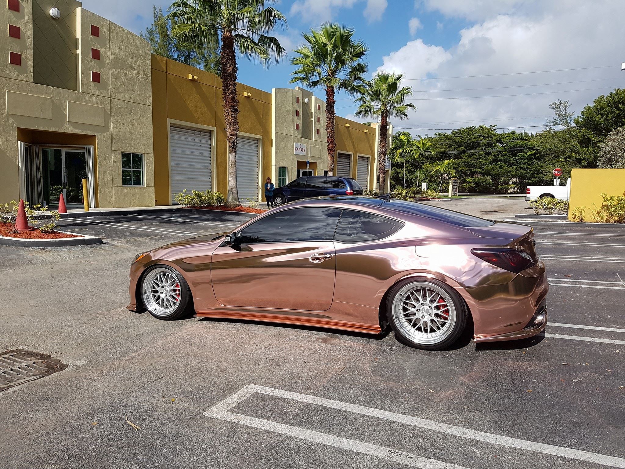 Quality Gloss Rose Gold Mirror Chrome Car Vinyl Wrap For Sale ...