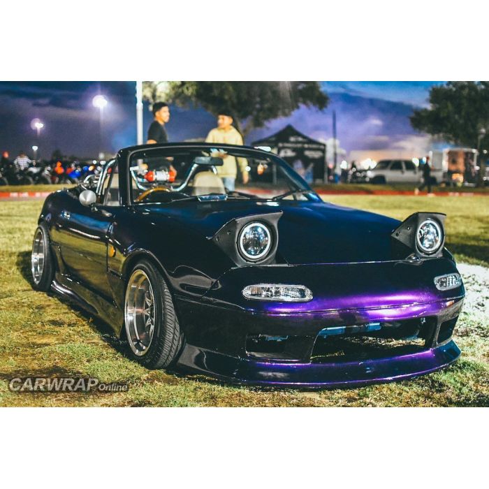 Gloss Midnight purple Wrap for Car