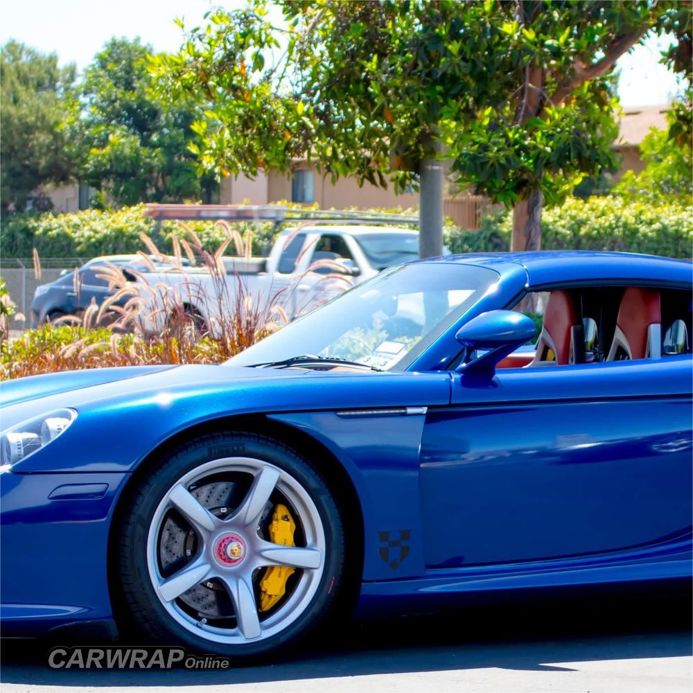 Quality Gloss Metallic Deep Blue Car Wrap For Sale | Carwraponline.com