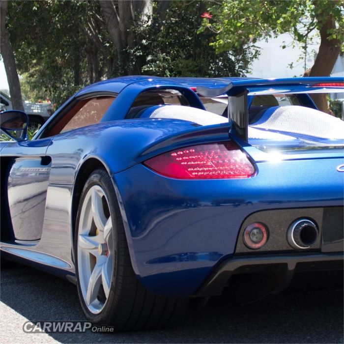 Quality Gloss Metallic Deep Blue Car Wrap For Sale | Carwraponline.com