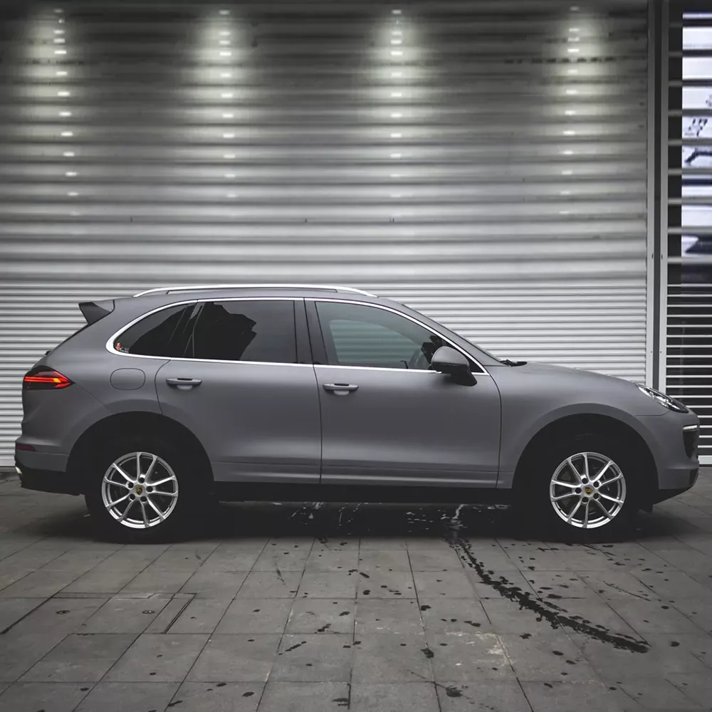 Quality Matte Flat Dark Grey Car Vinyl Wrap For Sale | Carwraponline.com