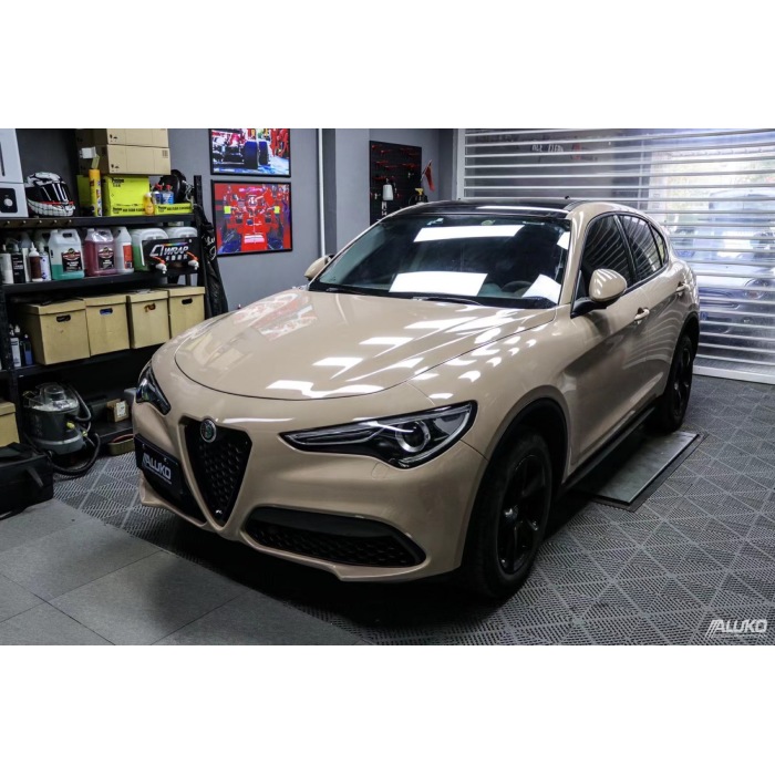Quality Aluko Super Gloss Shine Latte Vinyl Wrap Car Wrap For Sale ...