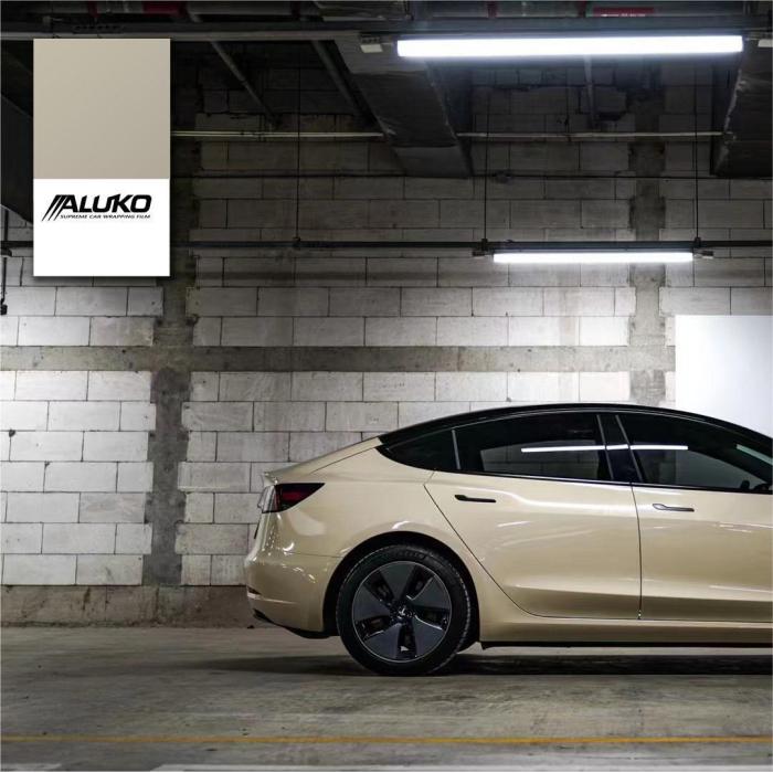Quality Aluko Gloss Khaki Milan Vinyl Wrap Car Wrap For Sale ...