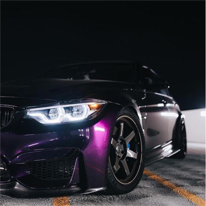 Gloss Midnight purple Wrap for Car