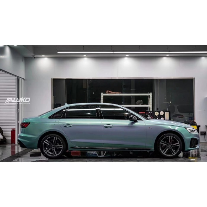 Quality Aluko Candy Metallic Grey Green Vinyl Wrap Car Wrap For Sale ...