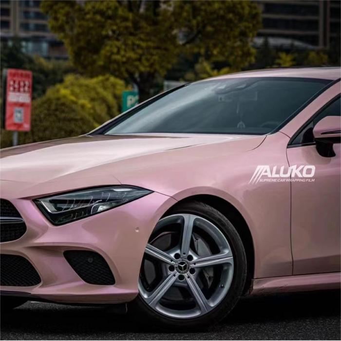 Quality Aluko Candy Metallic Purple Pink Vinyl Wrap Car Wrap For Sale ...