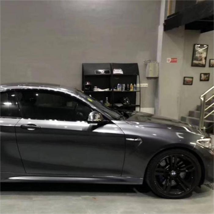 Quality Aluko Gloss Metallic Titanium Gray Vinyl Wrap Car Wrap For Sale ...