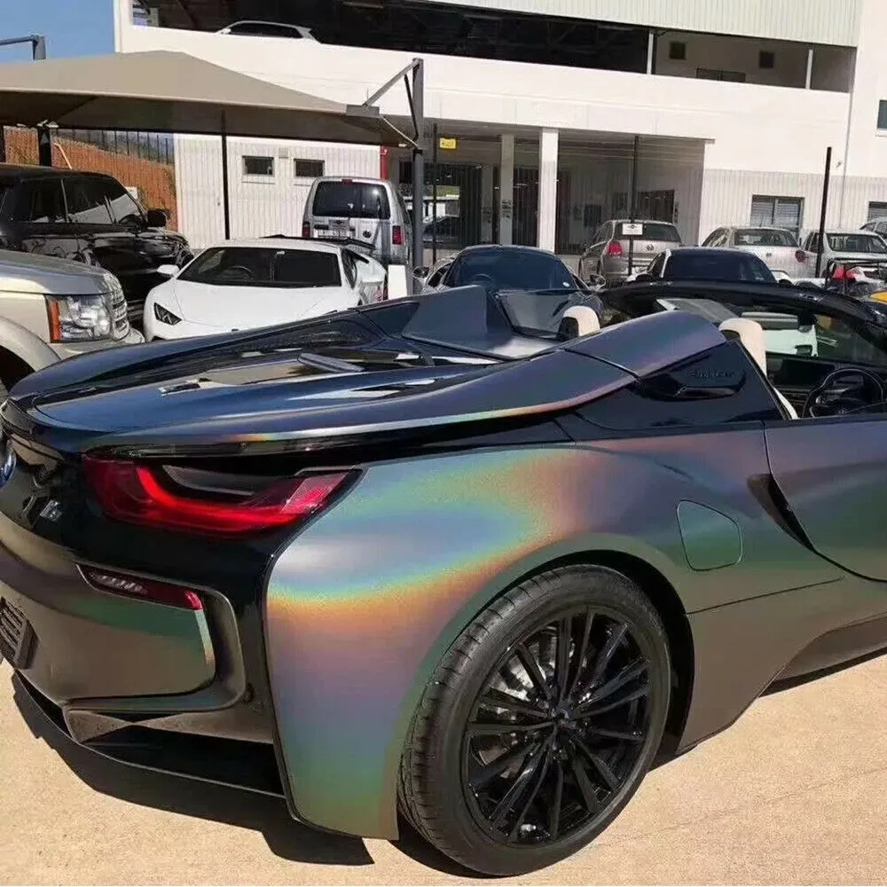 Quality Rainbow Metallic Majestic Gray Car Vinyl Wrap For Sale | Carwraponline.com