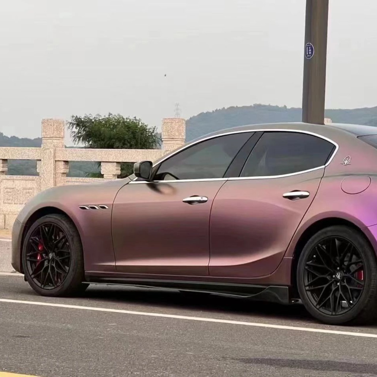Quality Matte Shifting Gold Purple Car Wrap For Sale | Carwraponline.com