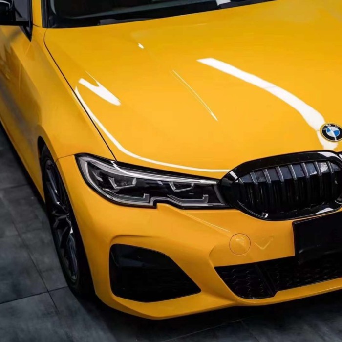 Quality Gloss Sunflower Yellow Car Wrap For Sale | Carwraponline.com
