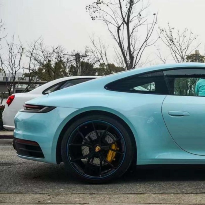 Quality Super Gloss Glacier Blue Car Wrap For Sale | Carwraponline.com