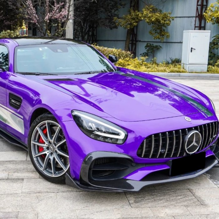 Quality Gloss Metallic Plum Explosion Purple Car Vinyl Wrap For Sale ...