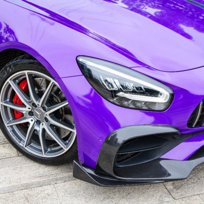 Quality Gloss Metallic Plum Explosion Purple Car Vinyl Wrap For Sale ...