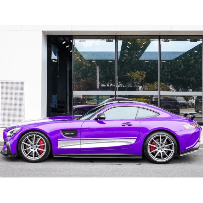 Quality Gloss Metallic Plum Explosion Purple Car Vinyl Wrap For Sale ...