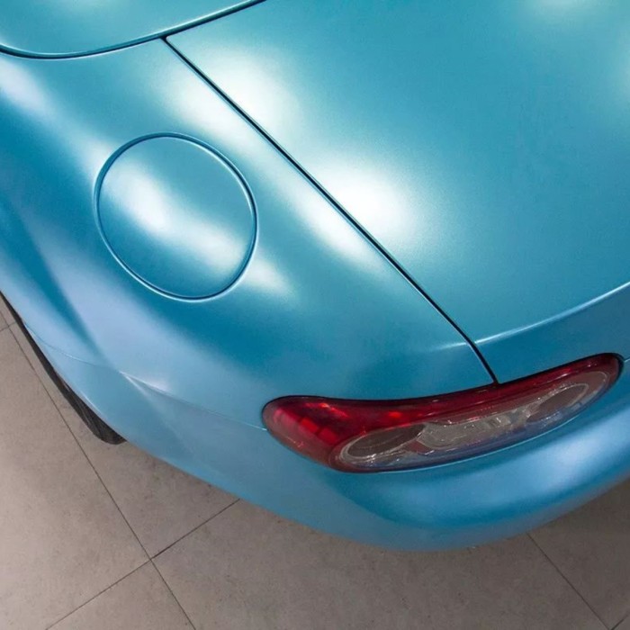 Quality Matte Metallic Sky Blue Car Vinyl Wrap For Sale | Carwraponline.com