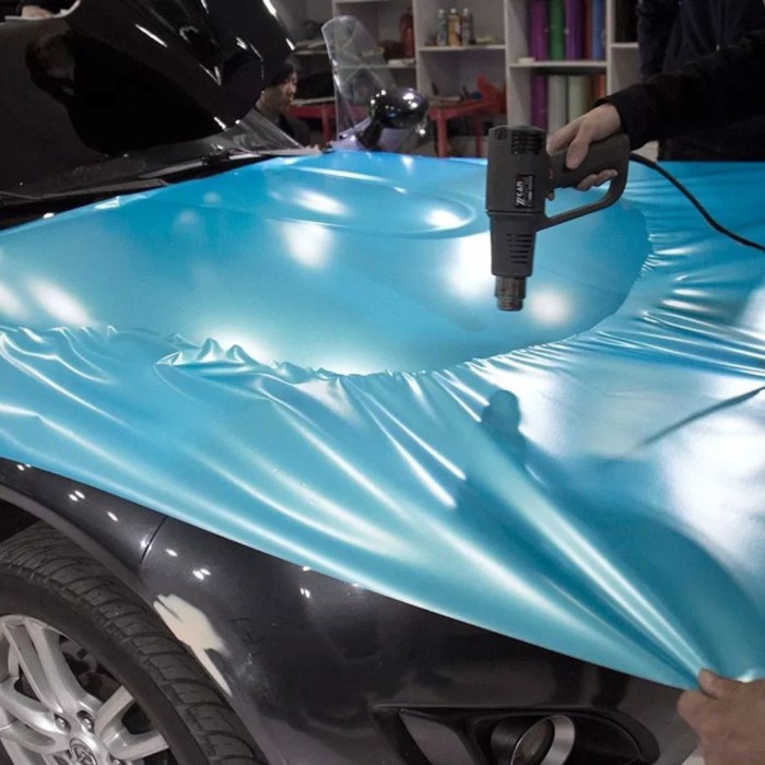 Quality Matte Metallic Sky Blue Car Vinyl Wrap For Sale | Carwraponline.com