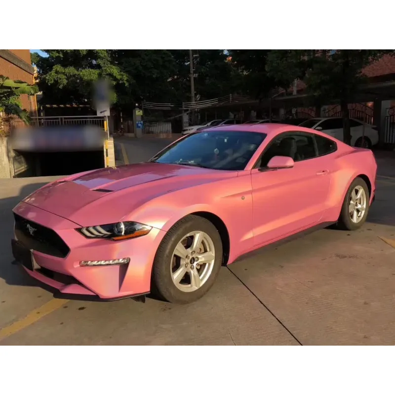 Quality Rainbow Holographic Pink Car Vinyl Wrap For Sale ...
