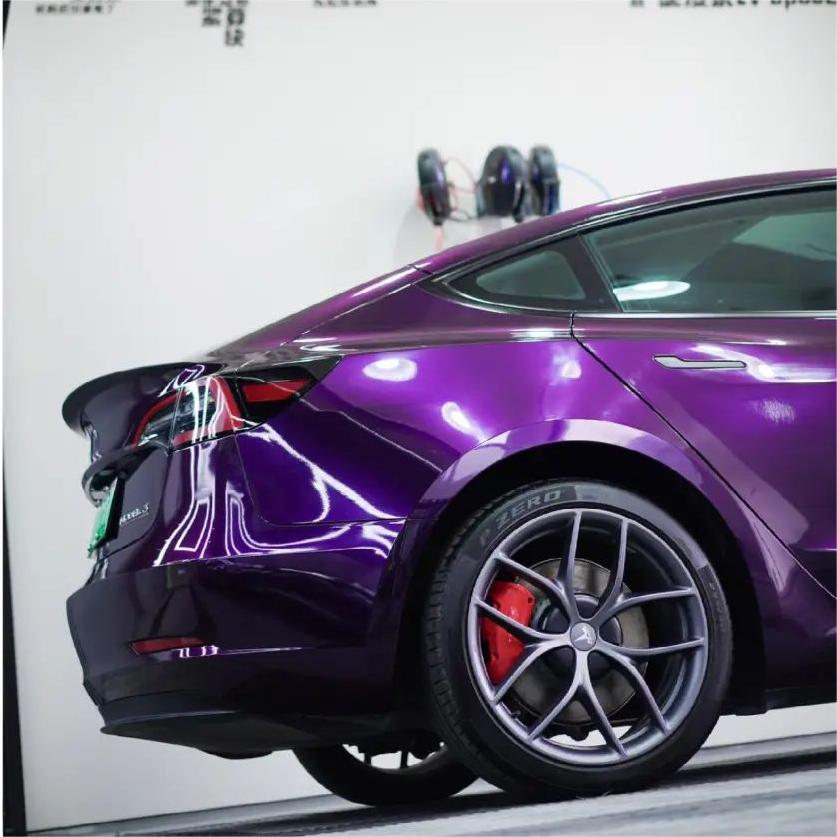 Quality Gloss Metallic Twilight Purple Car Vinyl Wrap For Sale ...