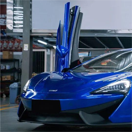 Quality Gloss Metallic Deep Blue Car Wrap For Sale | Carwraponline.com