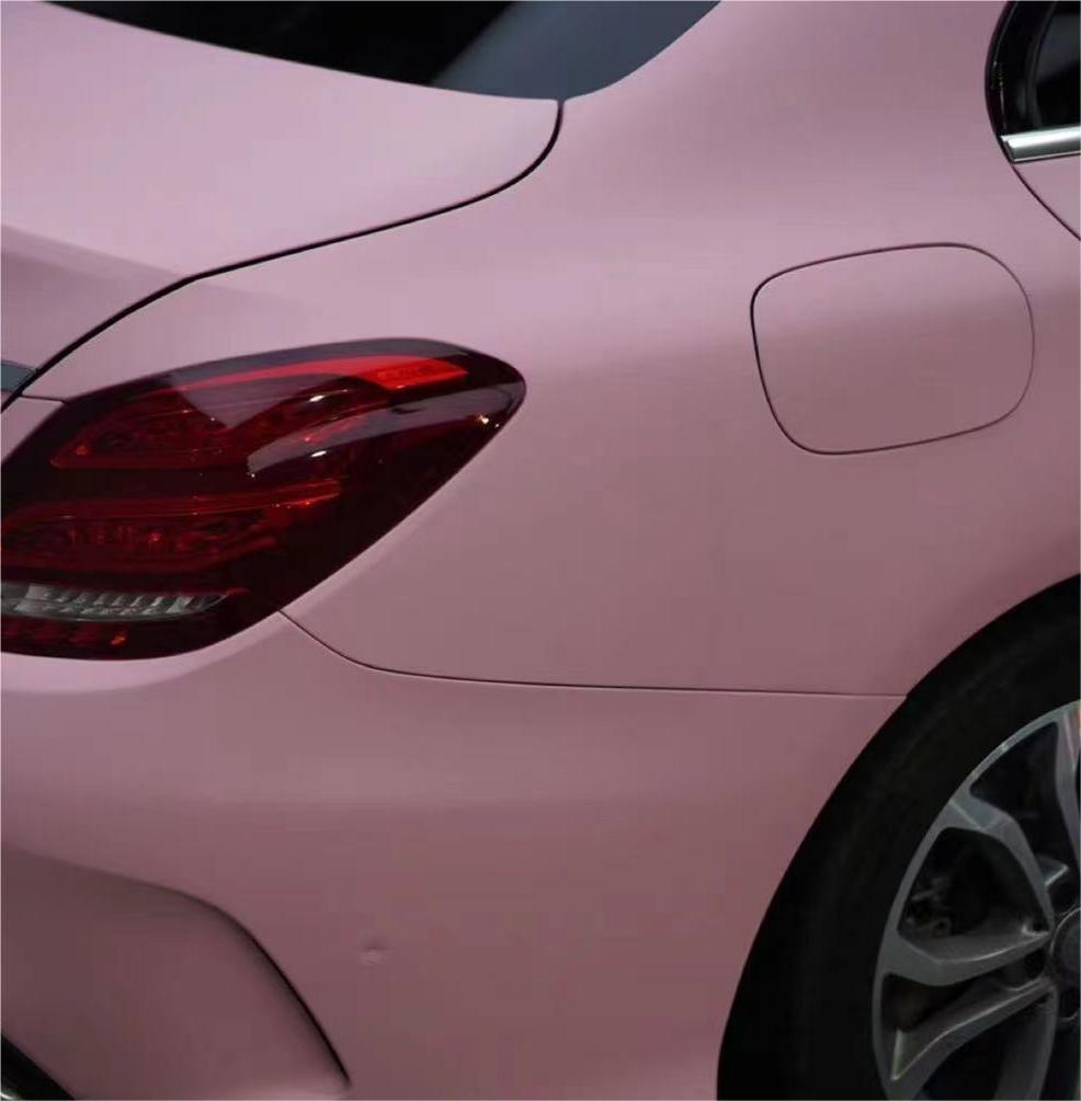 Quality Super Matte Rose Pink Vinyl Wrap Car Vinyl Wrap For Sale ...