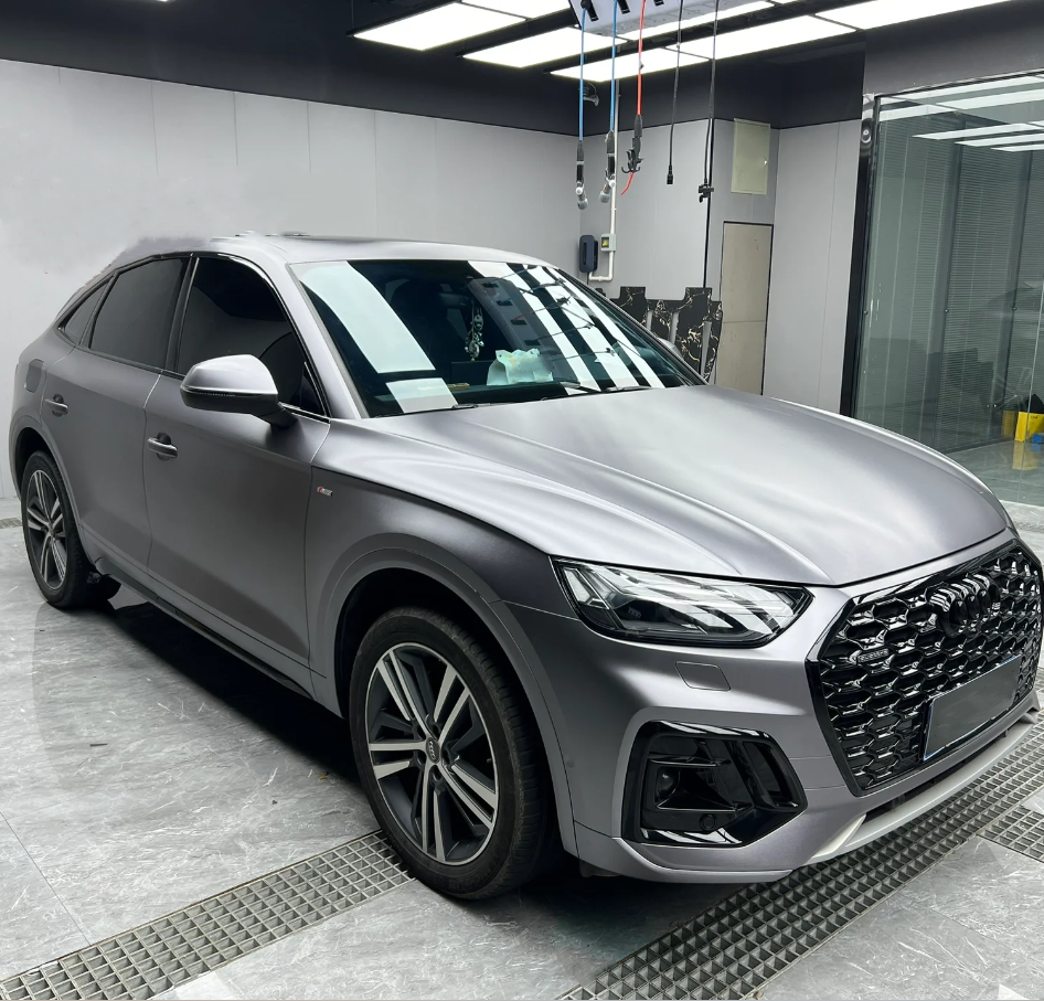 Quality Satin Brushed Tungsten Car Vinyl Wrap For Sale | Carwraponline.com