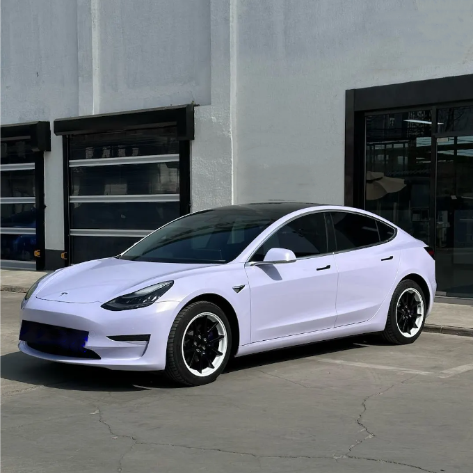 Aluko Super Gloss Periwinkle Car Wrap