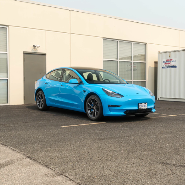 Quality Super Gloss Miami Blue Car Vinyl Wrap For Sale | Carwraponline.com