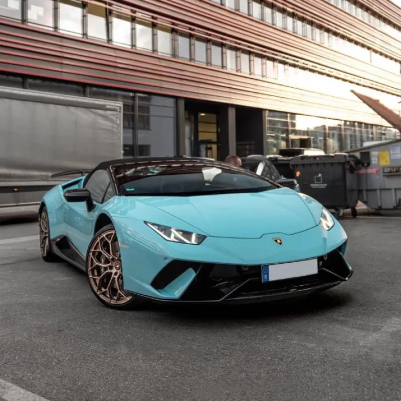 Quality Super Gloss Tanager Blue Car Vinyl Wrap For Sale ...