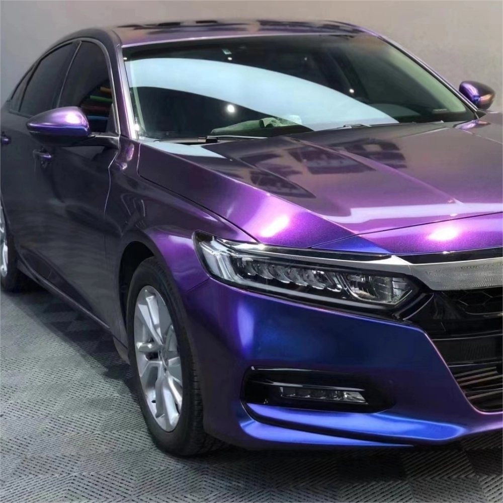 Quality Gloss Chameleon Red Purple Car Vinyl Wrap For Sale ...