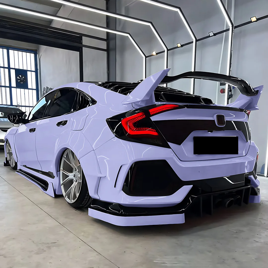 Aluko Super Gloss Periwinkle Car Wrap