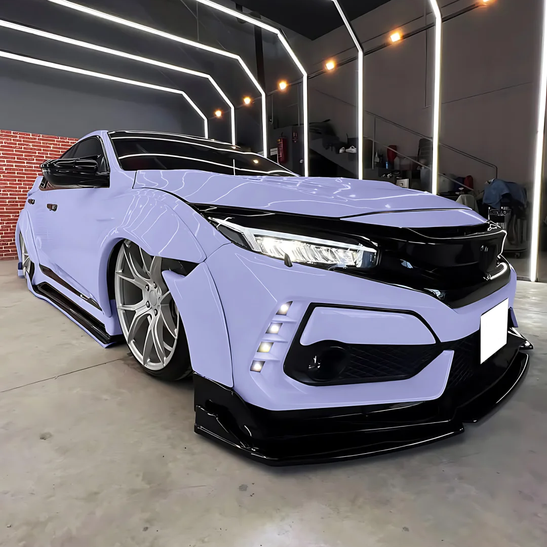Aluko Super Gloss Periwinkle Car Wrap