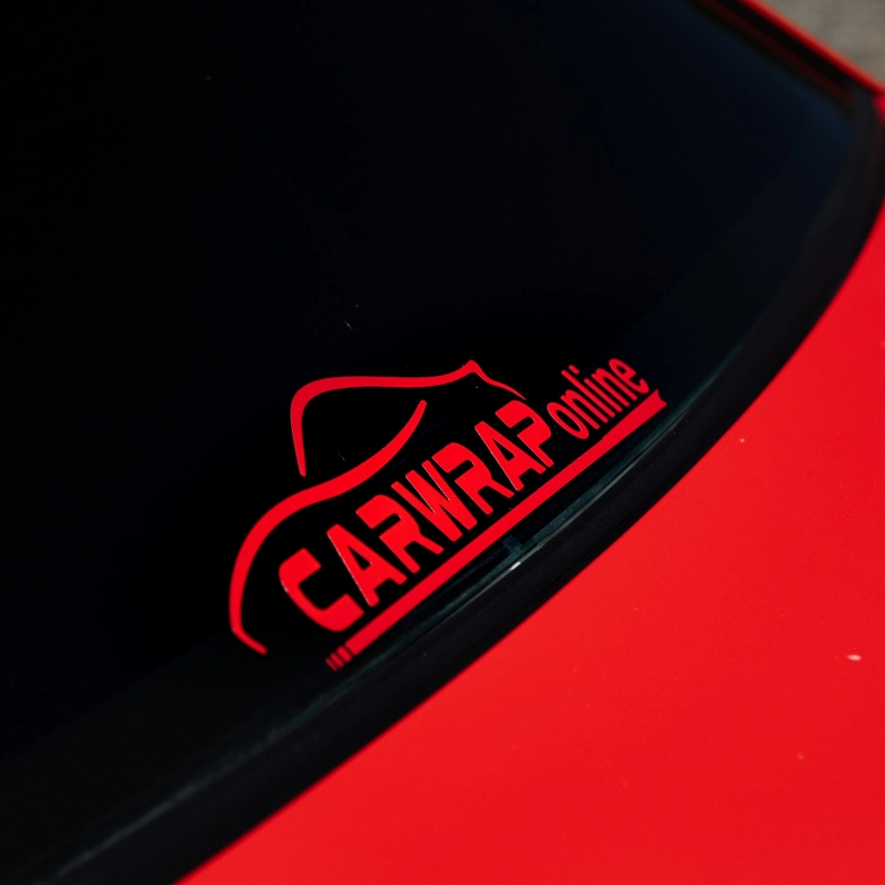 Super Gloss Ferrari Red Car Vinyl Wrap