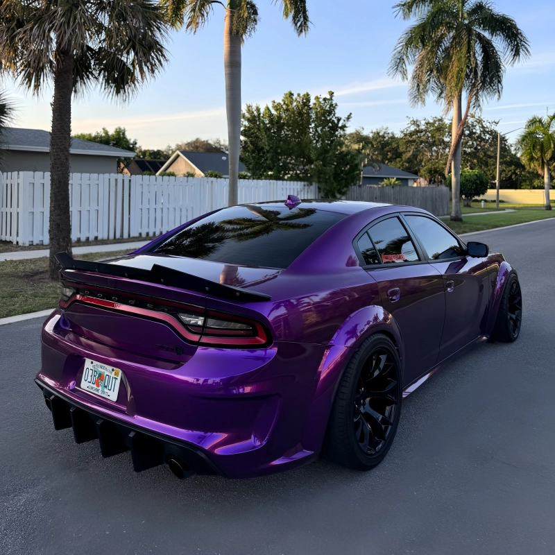 Gloss Metallic Grape Purple Car Vinyl Wrap丨carwraponline