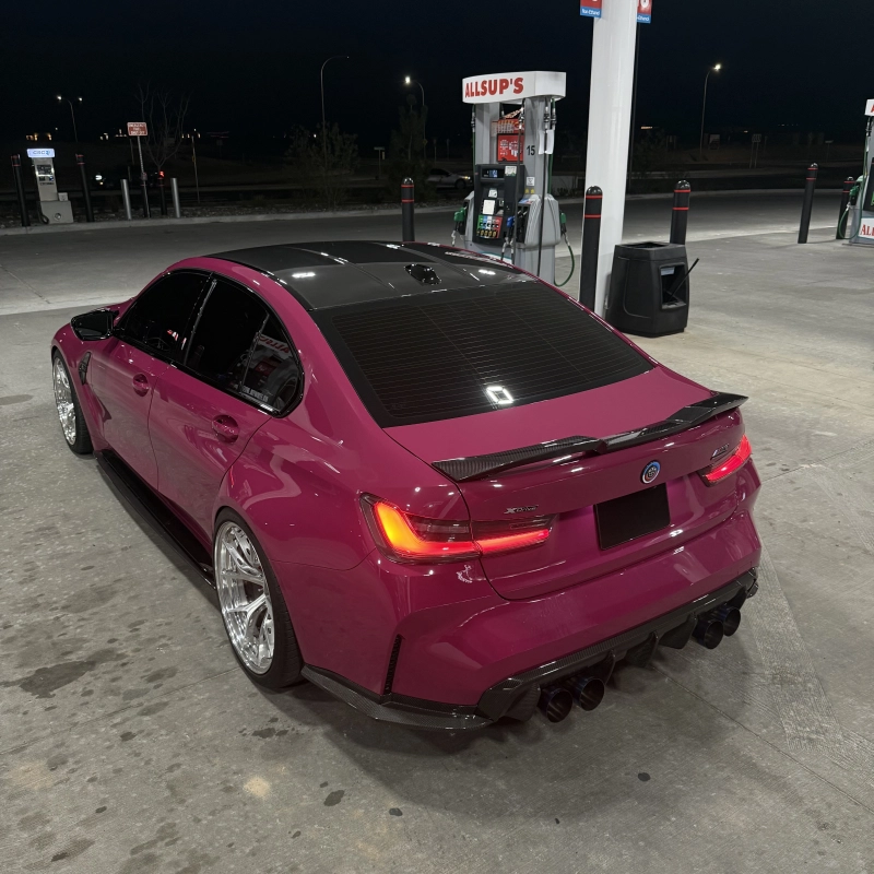 Super Gloss Ruby Star Car Vinyl Wrap