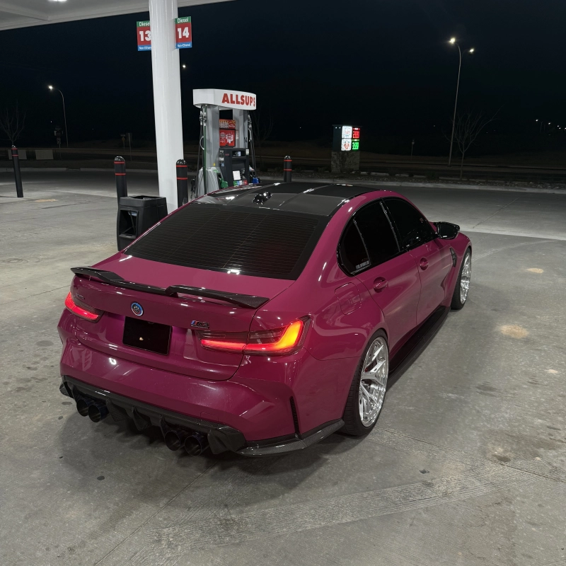 Super Gloss Ruby Star Car Vinyl Wrap