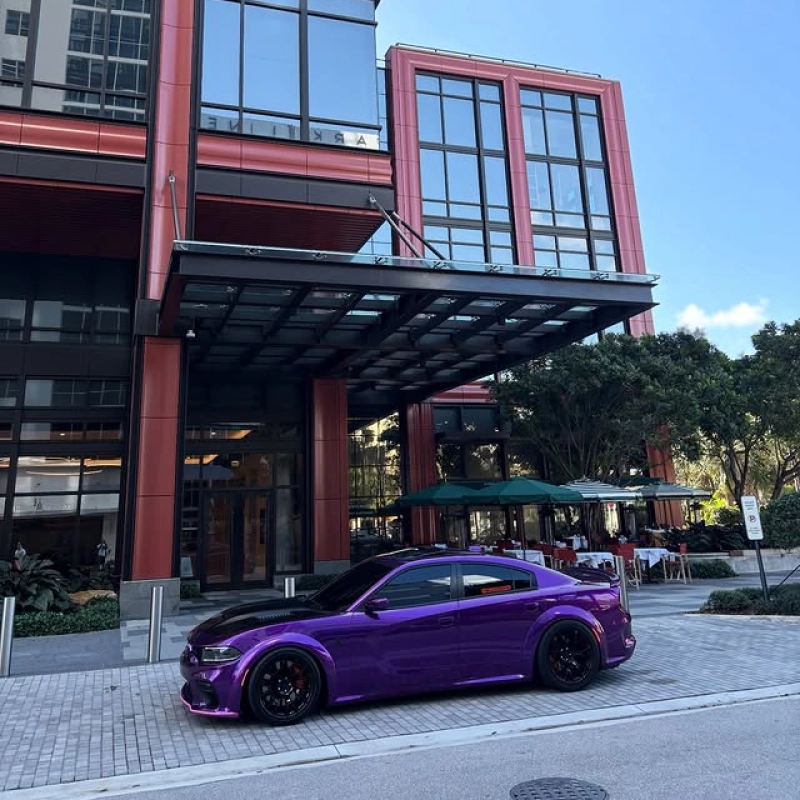 Gloss Metallic Grape Purple Car Vinyl Wrap丨carwraponline