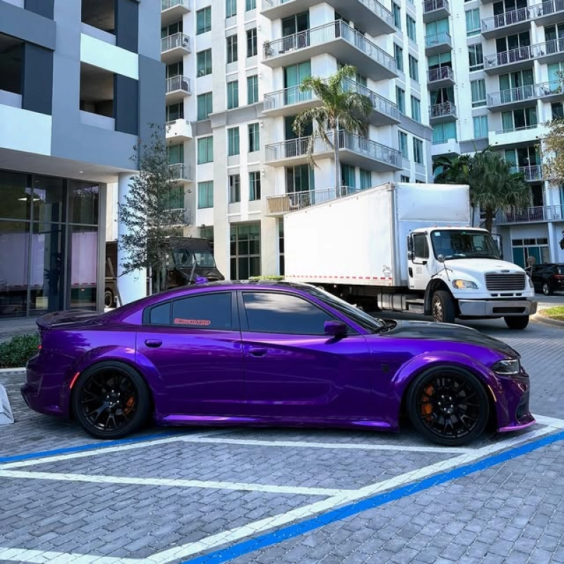 Gloss Metallic Grape Purple Car Vinyl Wrap丨carwraponline