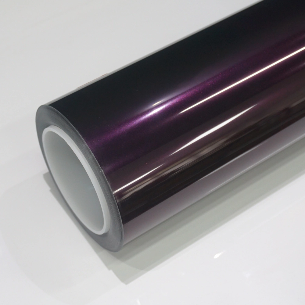TPU Super Bright Black Magic Purple PPF Paint Protection Film