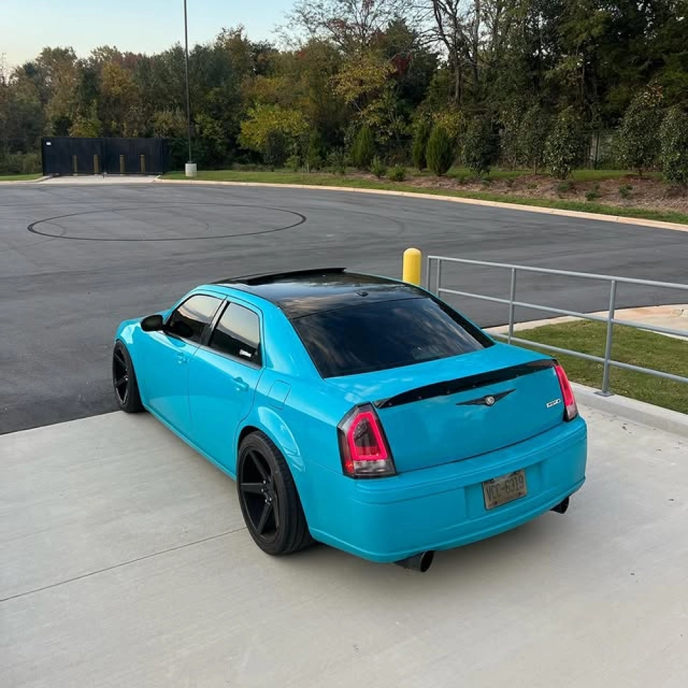 Super Gloss Miami Blue Car Vinyl Wrap