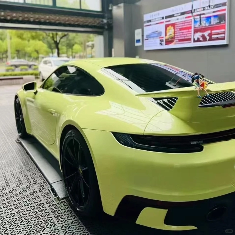Gloss Chanel Yellow Car Vinyl Wrap